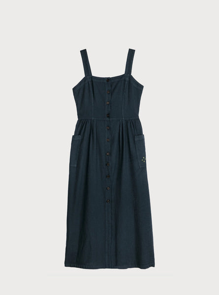 Bobo - Button Dress - Navy – Common Wanderer